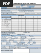 Coating and Painting Inspection Checklist | PDF | Secondary Sector Of ...