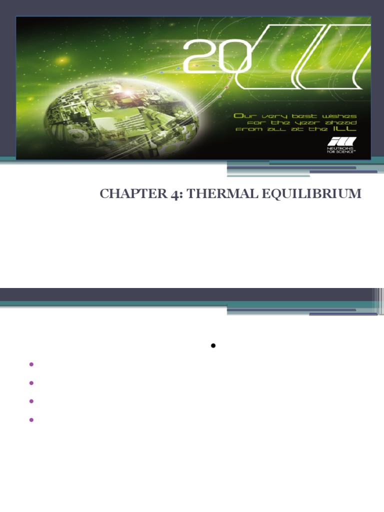 Chapter 4: Thermal Equilibrium | PDF | Thermometer | Temperature