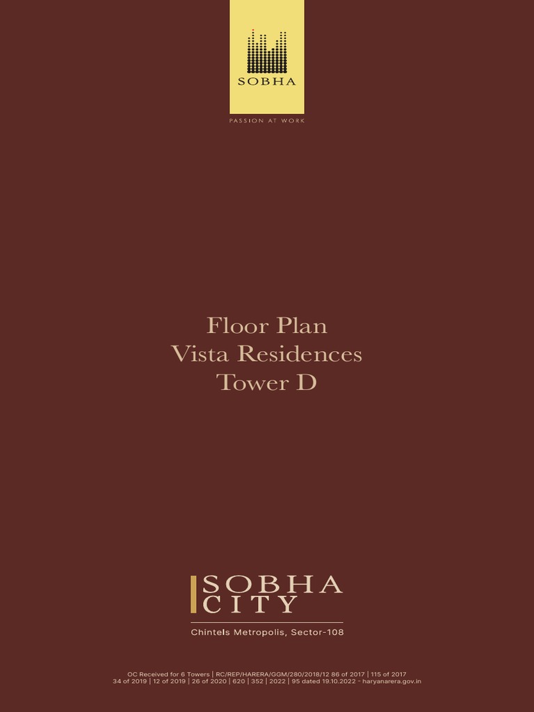 The Floor Plans - Vista Residences Tower D | PDF | Bedroom | Room