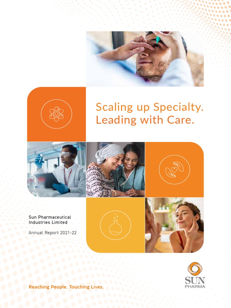 Sun Pharma AR 2021 22 | PDF | Book Value | Pharmaceutical Industry