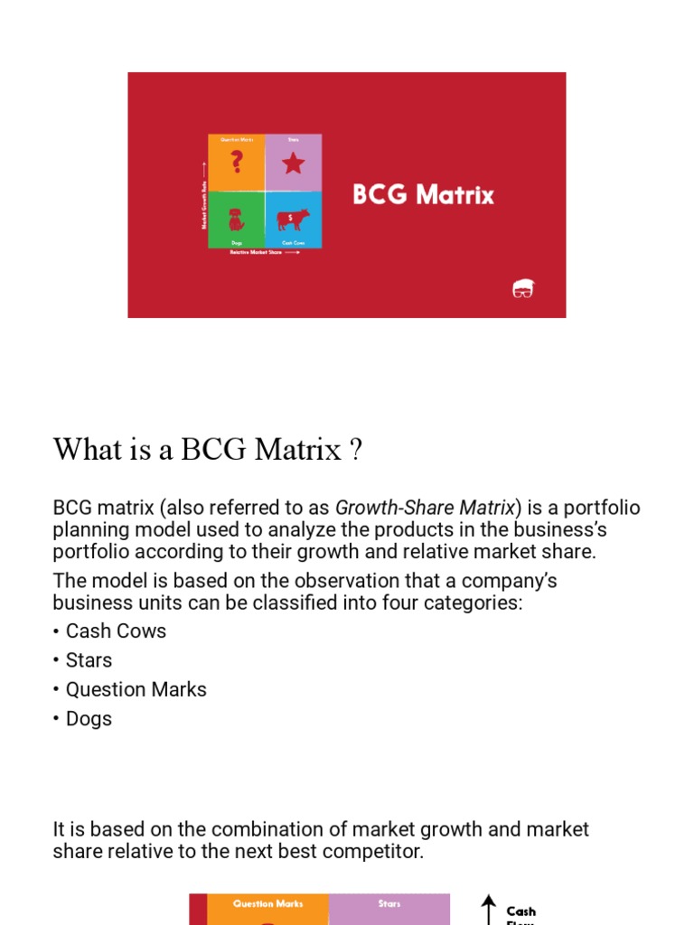 BCG Matrix | PDF | Milk | Food And Drink