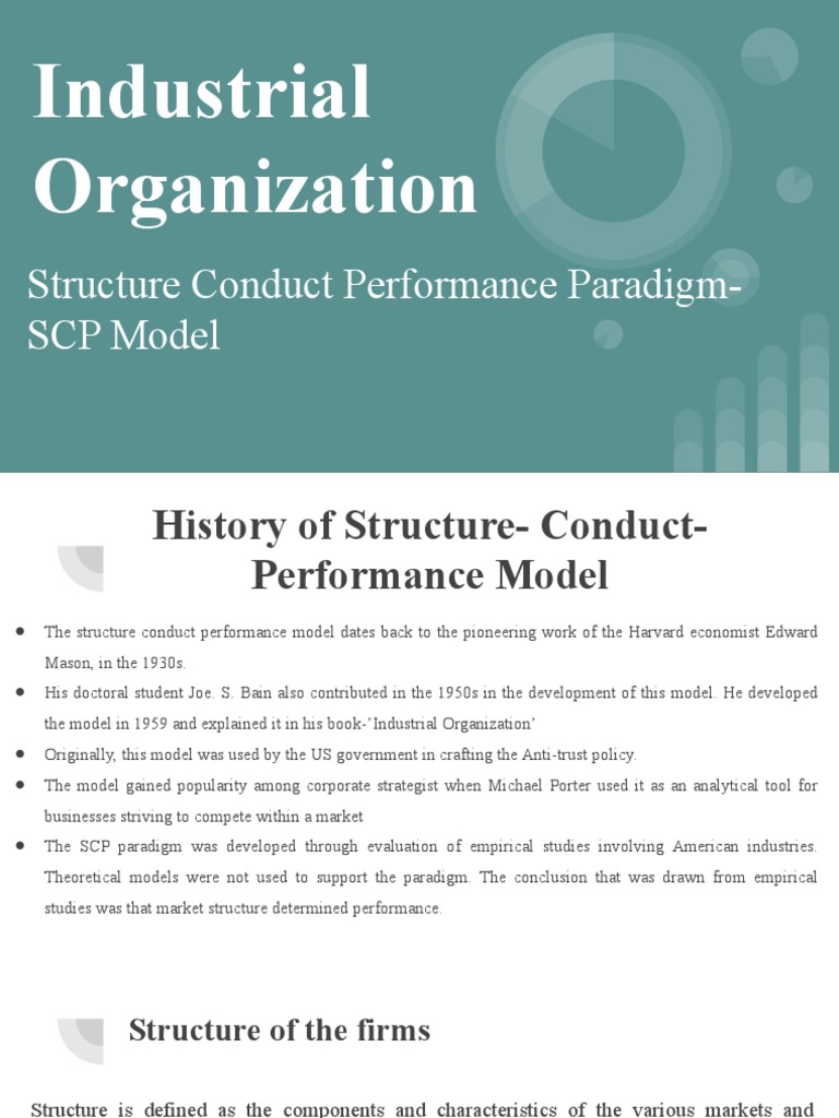 Industrial Organization Structure Conduct Performance Paradigm | PDF ...