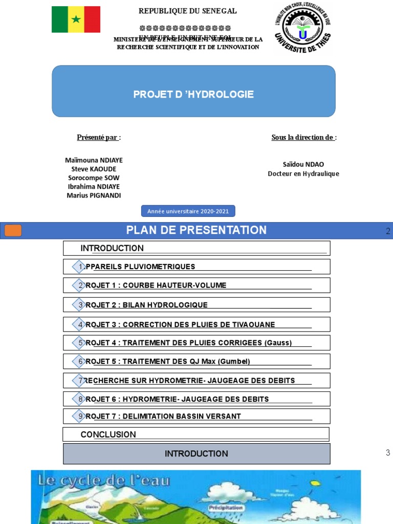 HYDROLOGIE | PDF | Génie environnementale | Hydrologie