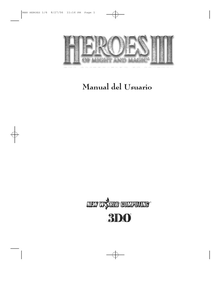 Heroes 3 Manual (Español) | PDF | Ventana (informática) | Software