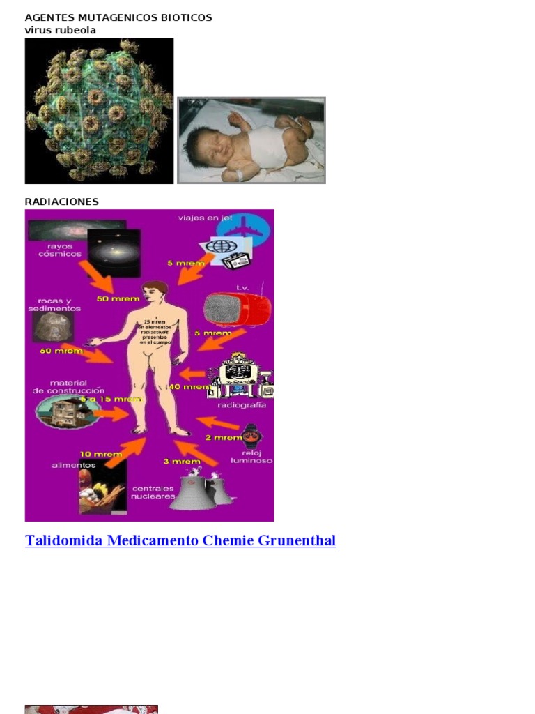 Agentes Mutagenicos Bioticos | PDF