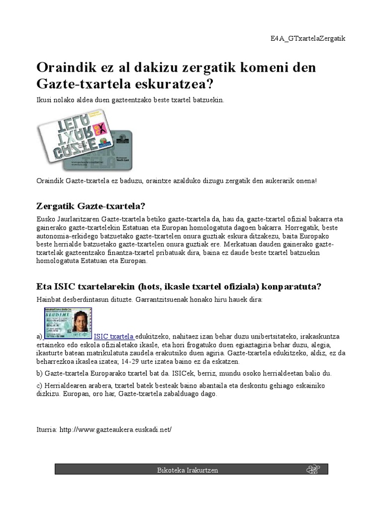E4A GTxartelaZergatik | PDF