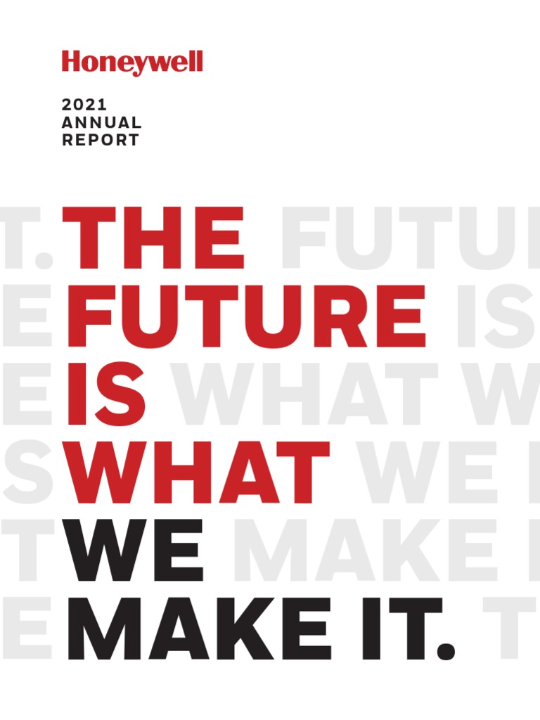Honeywell Annual Report 2021 | PDF | Form 10 K | Honeywell