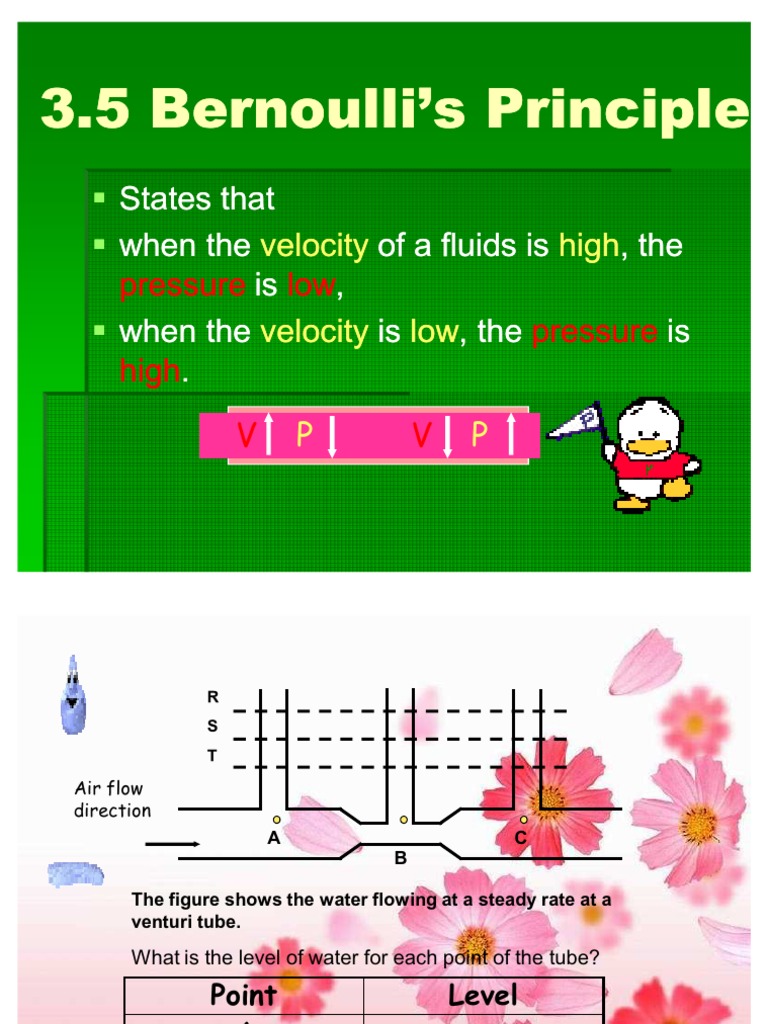 Bernoulli's Principle | PDF