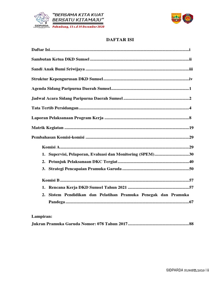 BUKU MATERI SIDPAR 2020 Fix | PDF