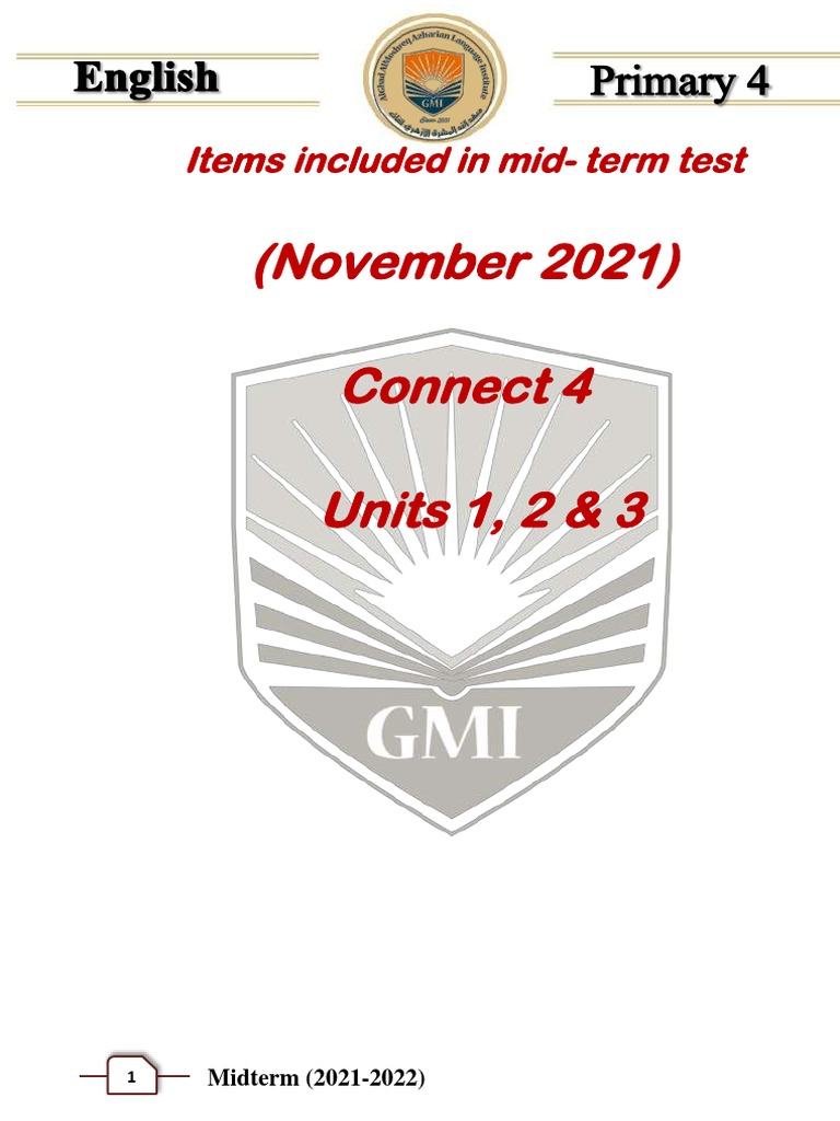 Primary 4 Connect 4 Mid-Term Net Revision 2021 | PDF | Foods | Digestion