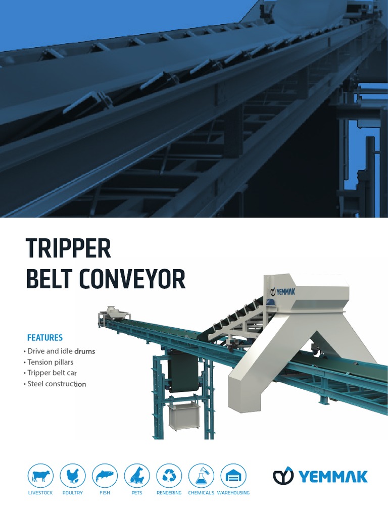 Tripper Belt Conveyor | PDF | Science & Mathematics | Technology ...