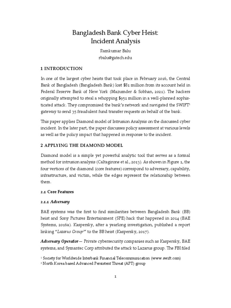 BB Heist - Incident Analysis | PDF | Malware | Security