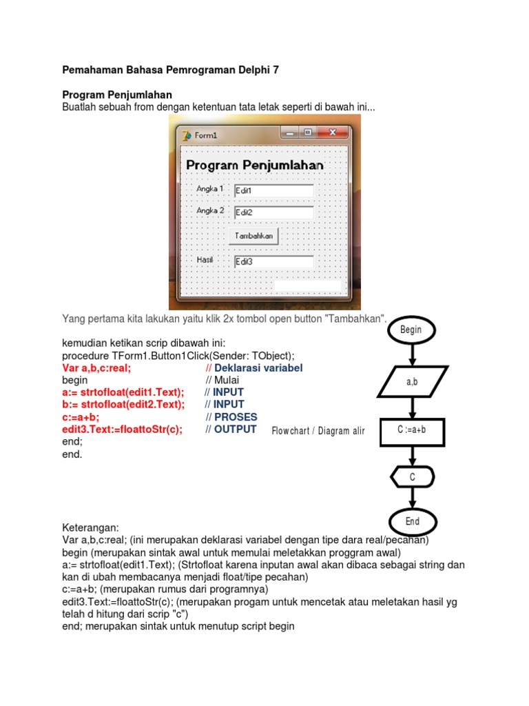 Program Menghitung Luas Segitiga | PDF | Komputer