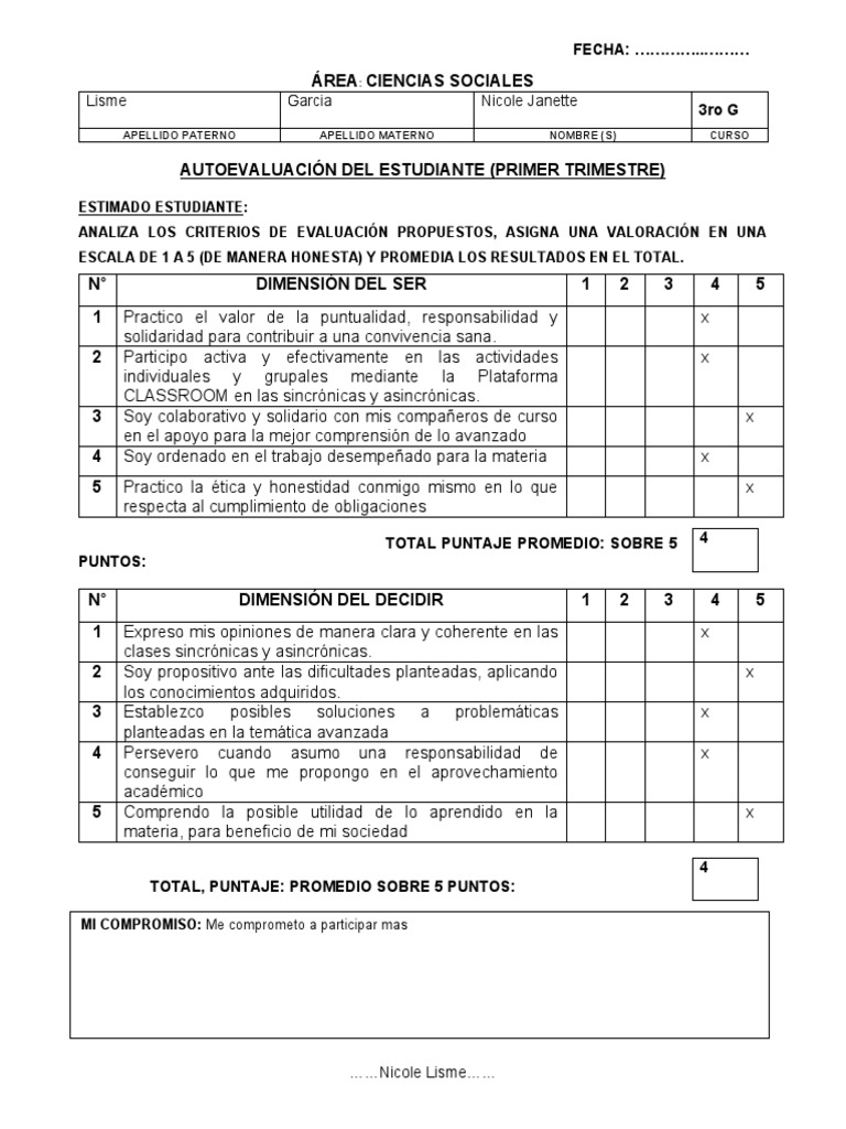DBP Autoevaluación | PDF