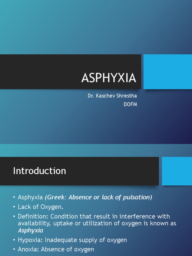 Asphyxia KS | PDF | Hanging | Hypoxia (Medical)