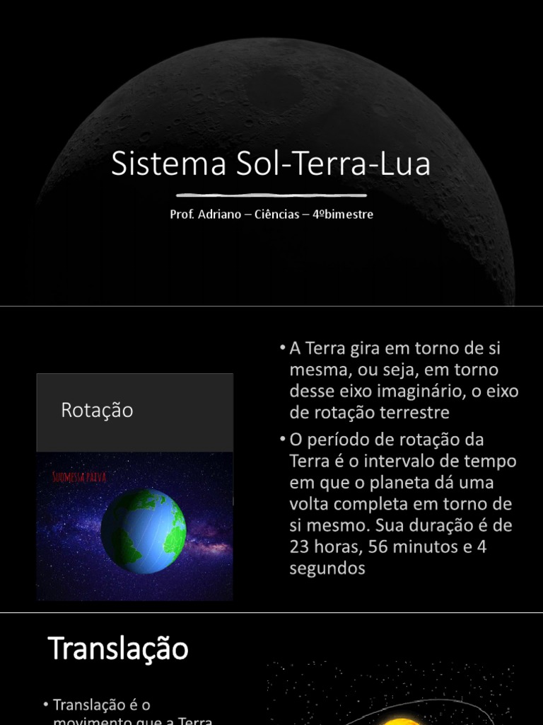 Sistema Sol Terra Lua | PDF