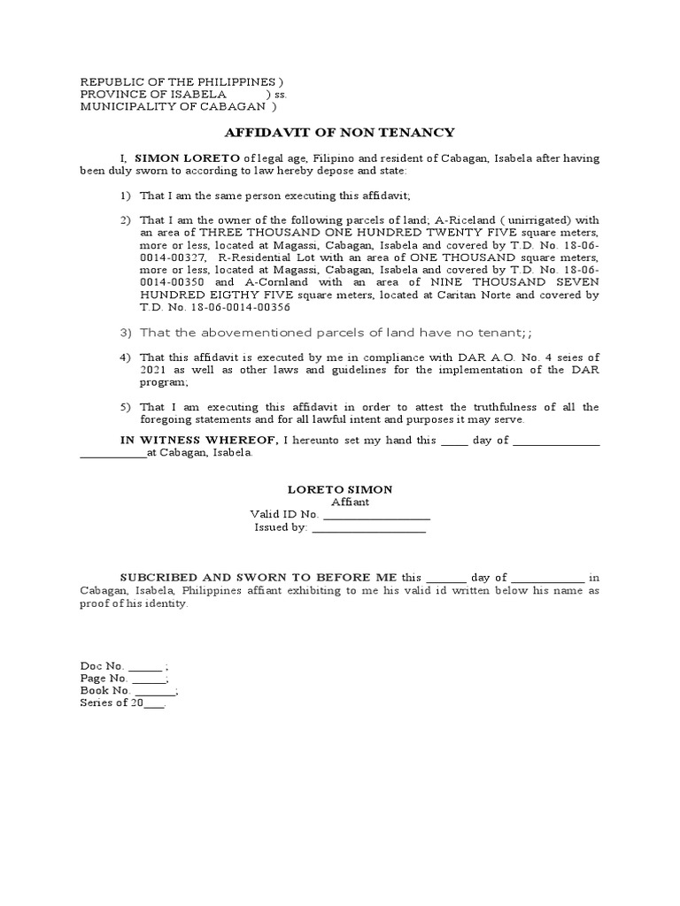 Non Tencanct Loreto | PDF