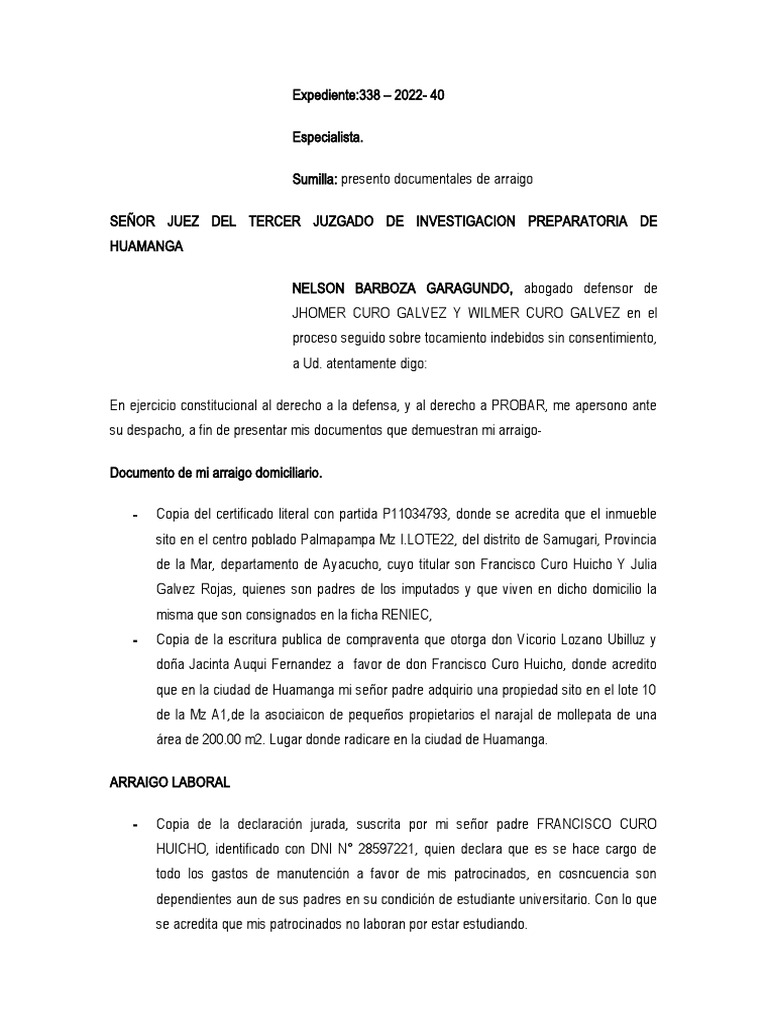 arraigo | PDF | Gobierno | Justicia