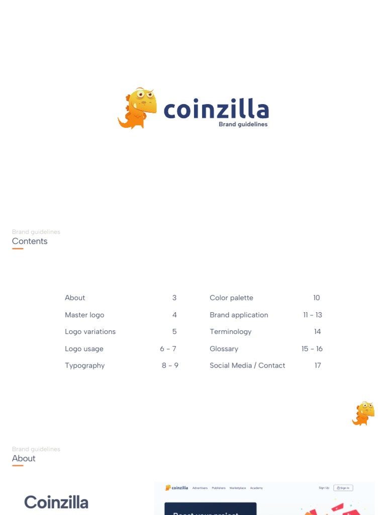 Coinzilla Brading Guidelines | PDF | Data Compression | Communication Design