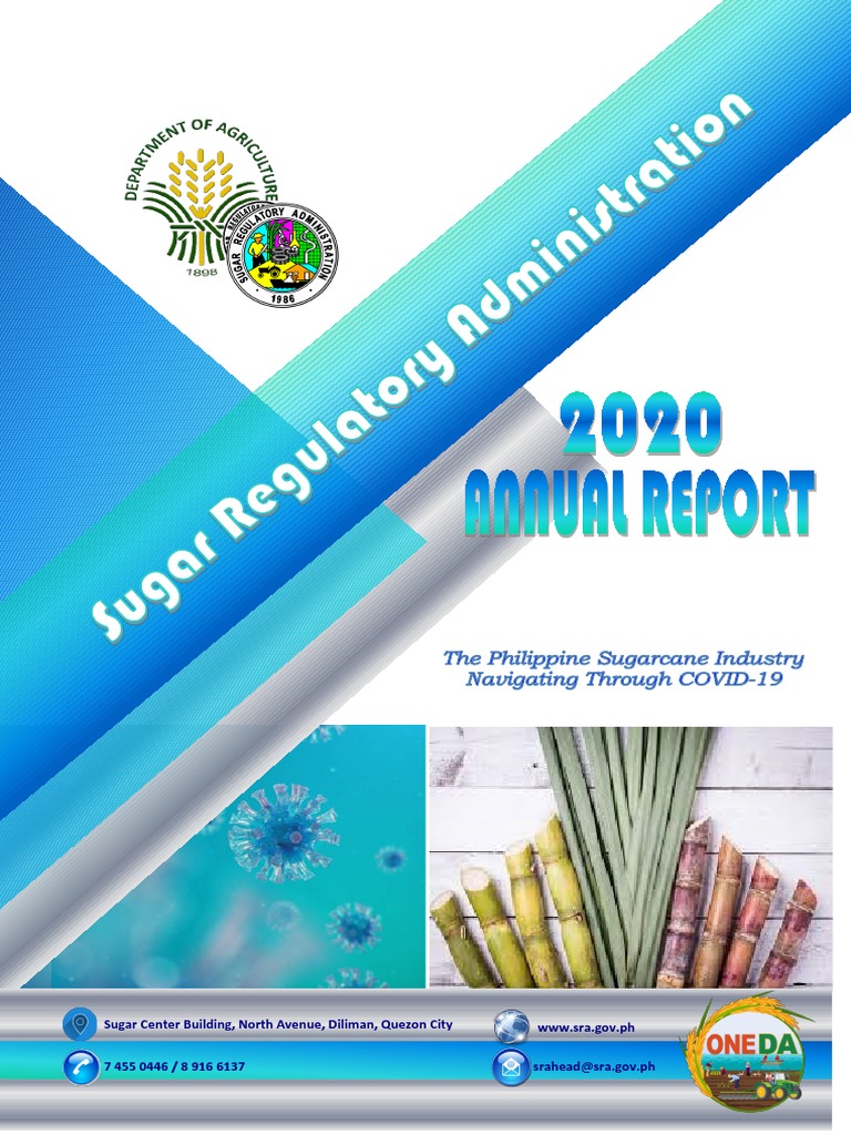 SRA 2020 Annual Report Summary | PDF | Governance | Sugarcane