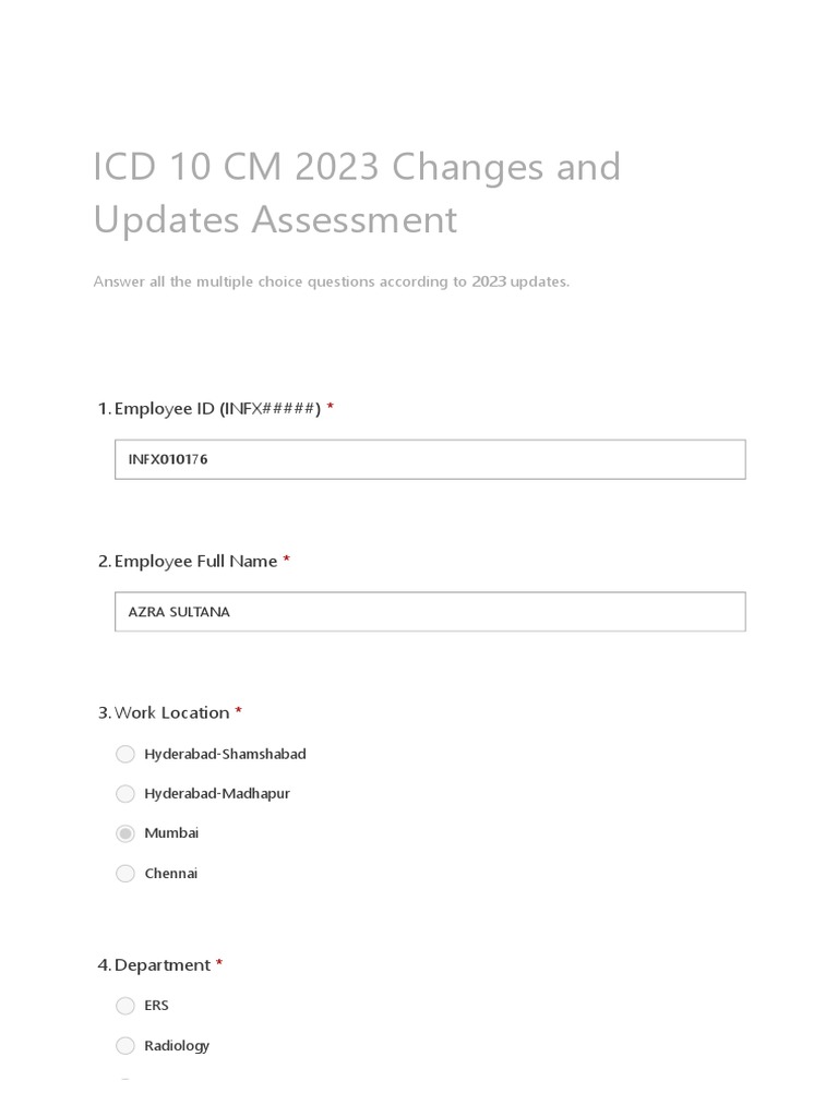 ICD 10 CM 2023 Changes and Updates Assessment | PDF | Cancer ...