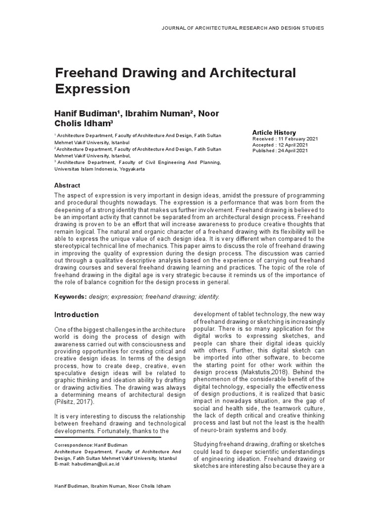 Freehand Drawing and Architectural Expre | PDF | Drawing | Composition ...