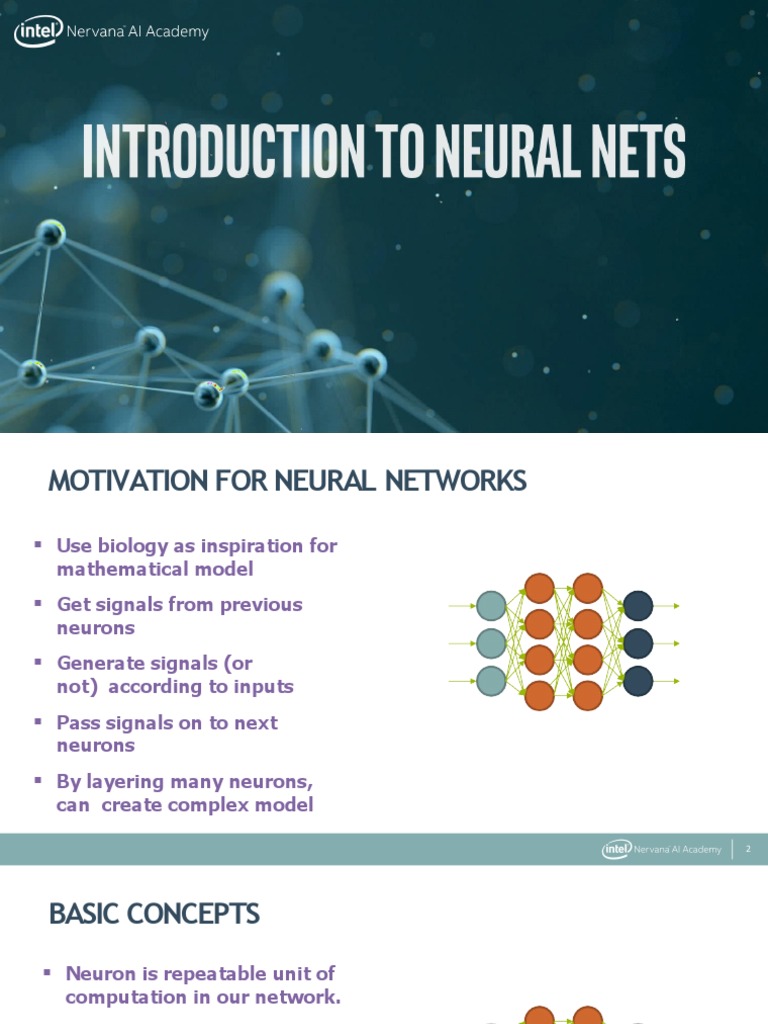 Lab 2 Intro To Neural Nets Pdf Artificial Neural Network