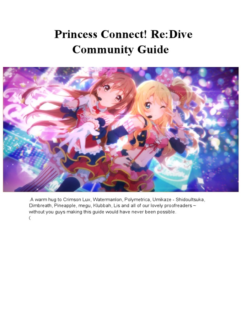Priconne Guide | PDF | Gaming