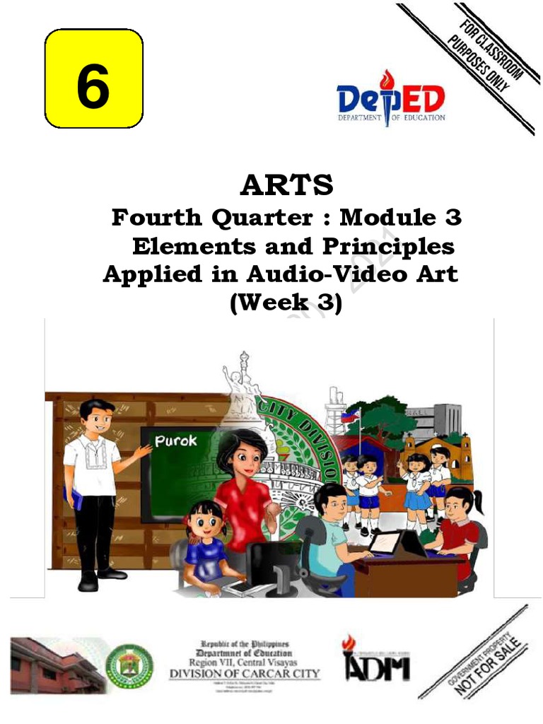 ARTS6 Q4 M3 W3 v.01-CC-released-7June2021 | PDF | Animation | Drawing