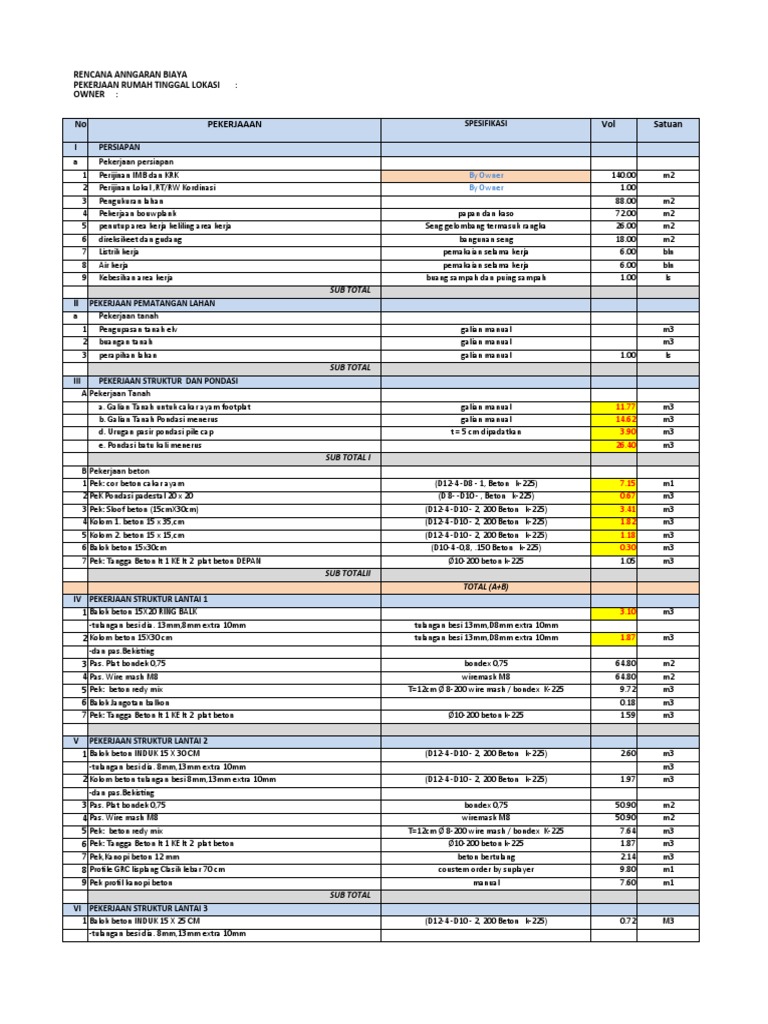 Rab Rumah Bambu Apus Tambahan | PDF