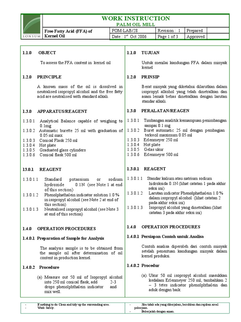 FFA in Production Kernel | PDF