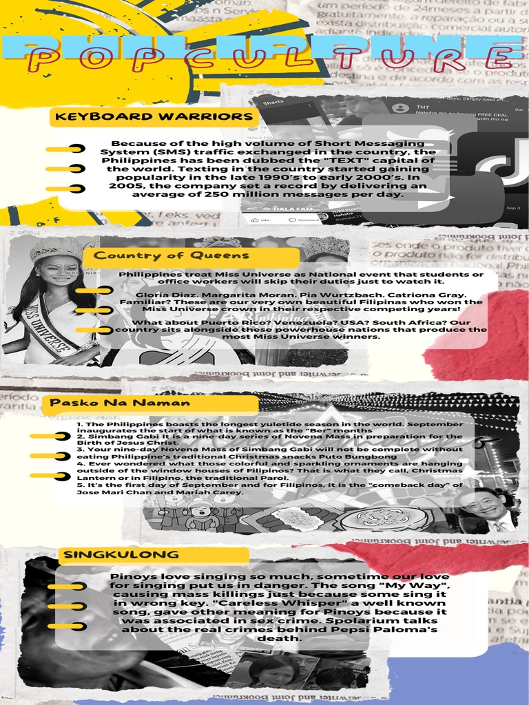 Phil - Pop.Cul. Infographics - FEBRIO | PDF | Philippines