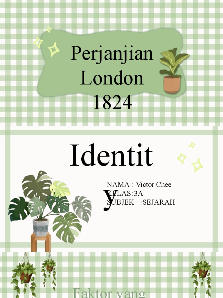 Perjanjian London 1824 (Sejarah) | PDF