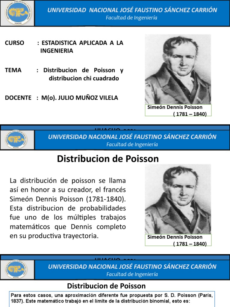 Poisson | PDF | Distribución de veneno | Enseñanza de matemática