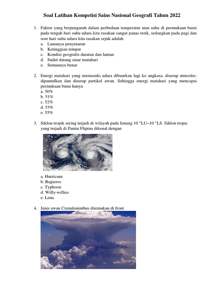 Latihan KSN 2022 | PDF | Ilmu Sosial