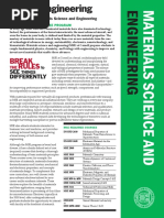 Ntu Mse Ug Brochure | PDF | Materials Science | Physical Sciences