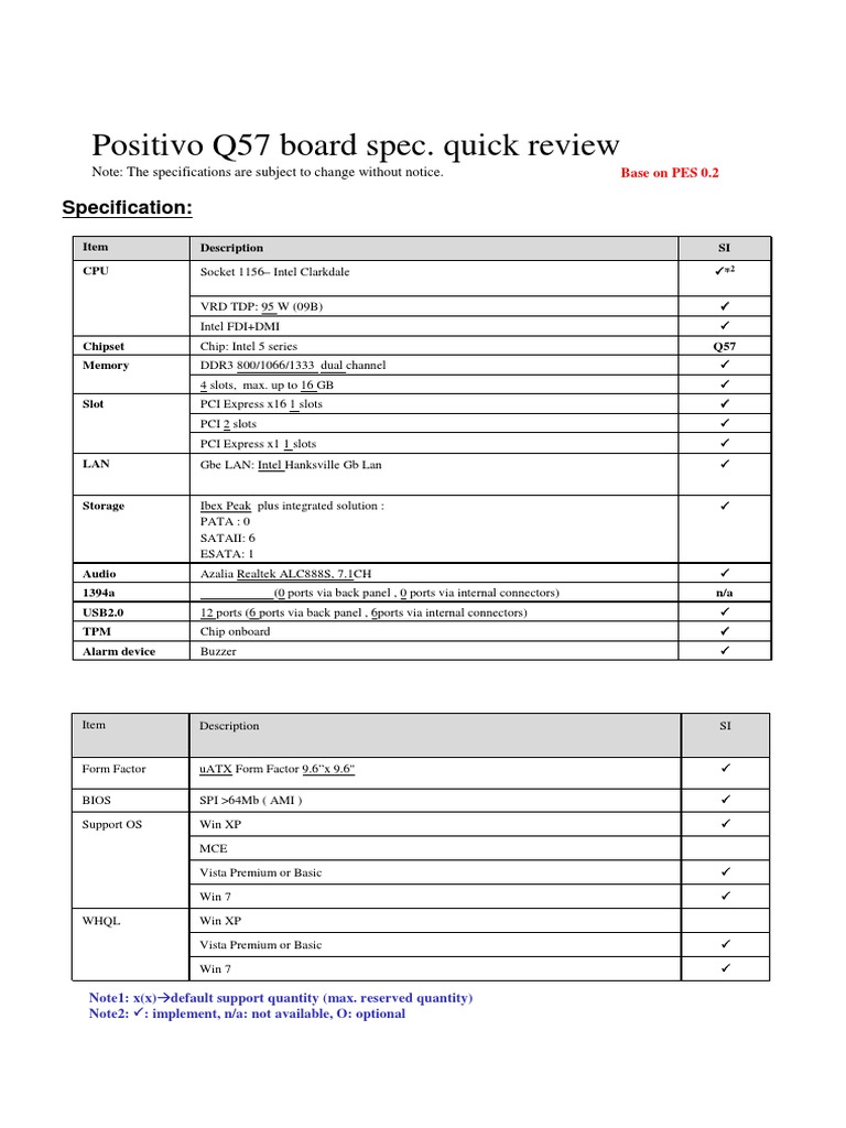Pos Piq57bq | PDF | Computer Architecture | Computer Science