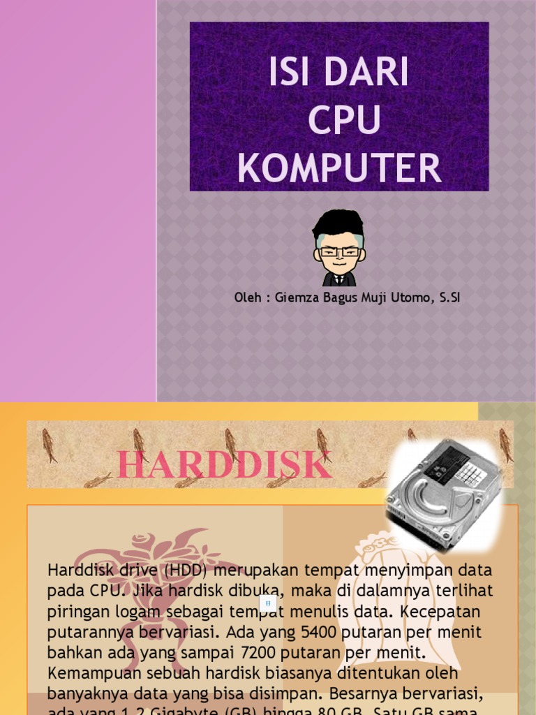 Bagian-Bagian CPU Dan Pengertiannya | PDF | Komputer | Teknologi & Rekayasa