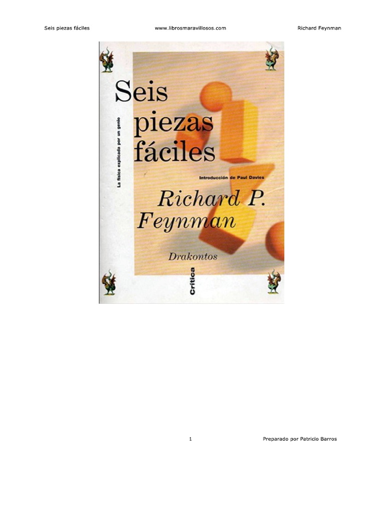 Seis Piezas Faciles - Feynman, Richard | PDF