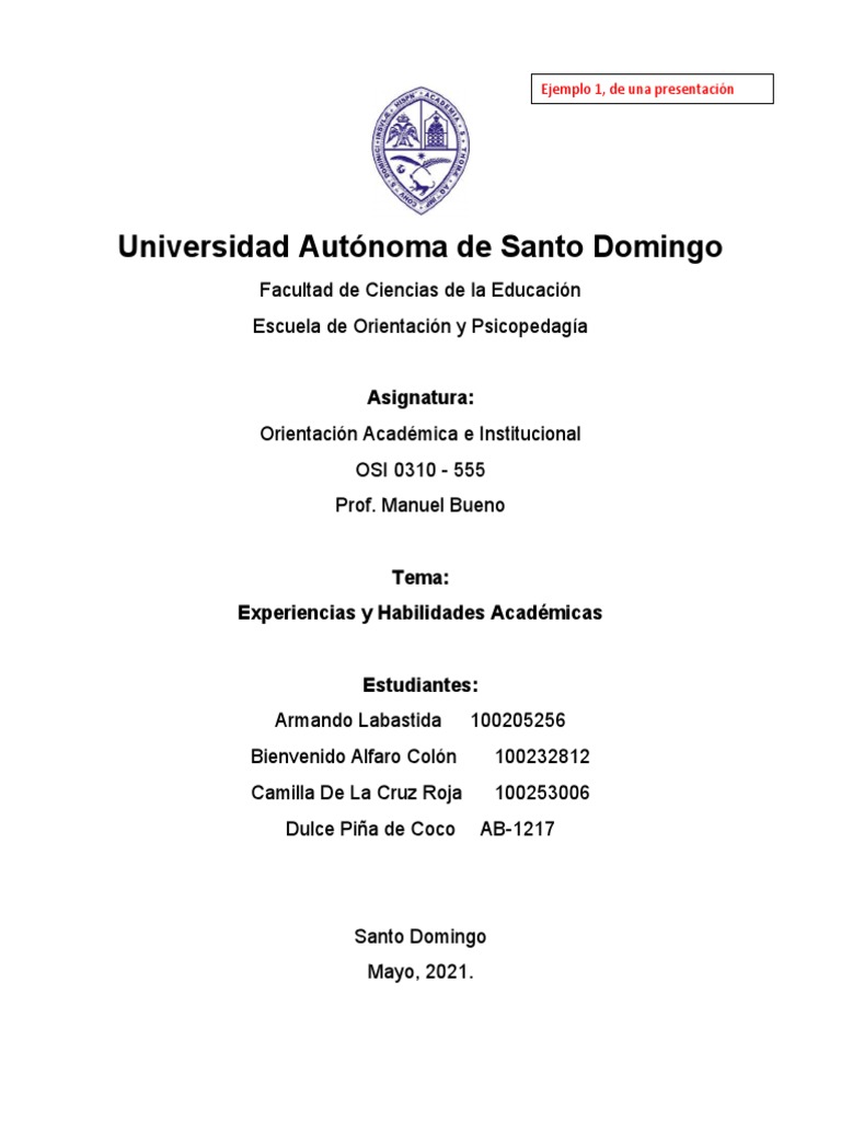 Ideas y Ejemplos para Realizar Trabajo de Investigación. | PDF | Universidad | Citación