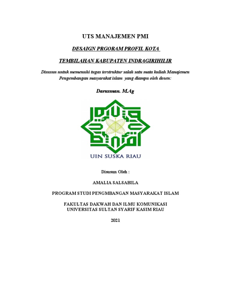 Uts Manajemen Pmi (Desain Program) | PDF