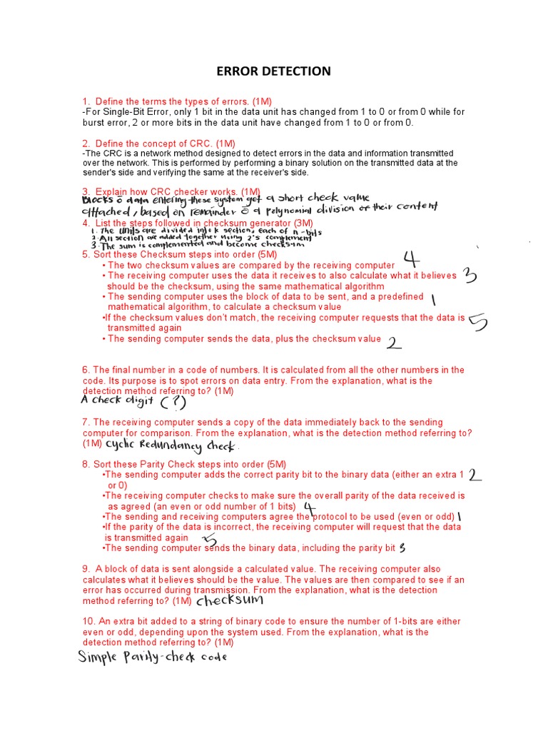 Error Detection Assignment - 221208 - 160356 - 221208 - 160425 | PDF | Error Detection And ...
