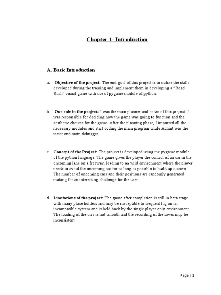 Road Rush: An Introduction to the Basic Concepts, Tools, and ...