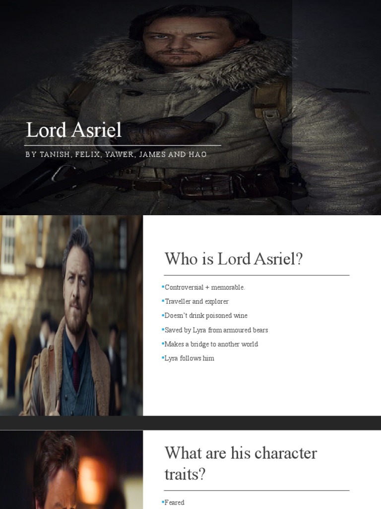 Lord Asriel: A Complex Character Study | PDF
