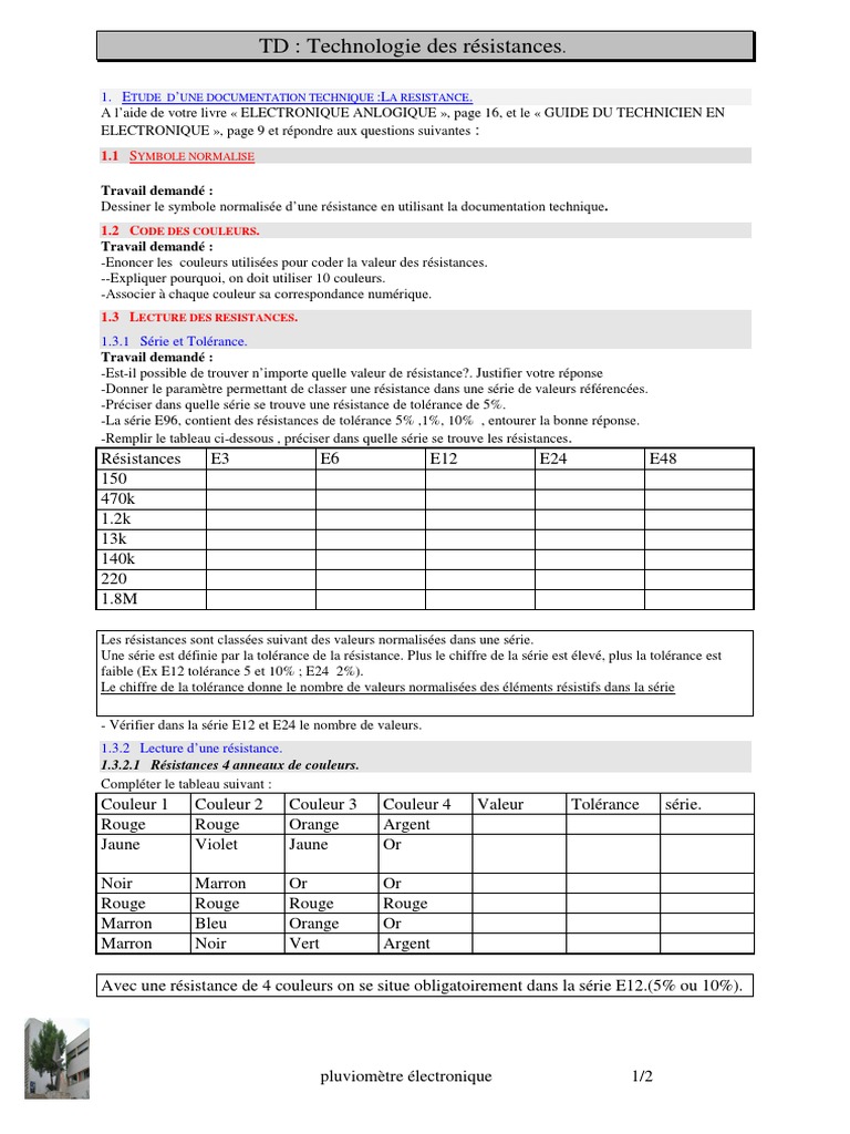 53 Resis | PDF | Résistance (composant) | Électrotechnique