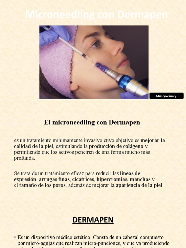 Derma Pen | PDF | Piel | Cicatrización de la herida