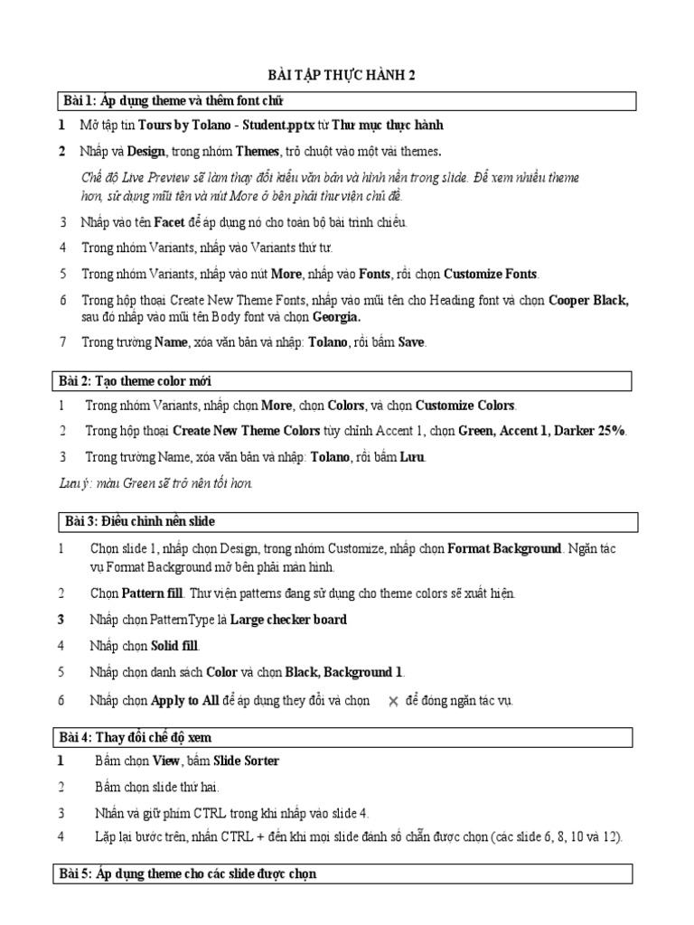 Tin 10 - BTTH2 | PDF