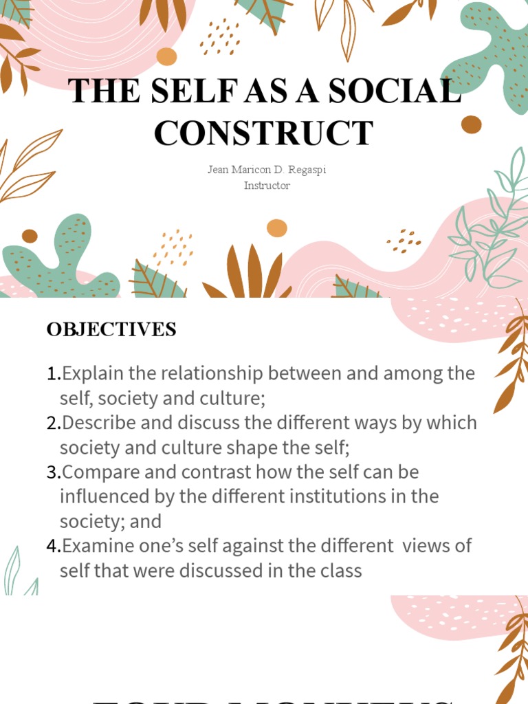 Understanding the Social Self | PDF | Philosophical Theories | Human ...