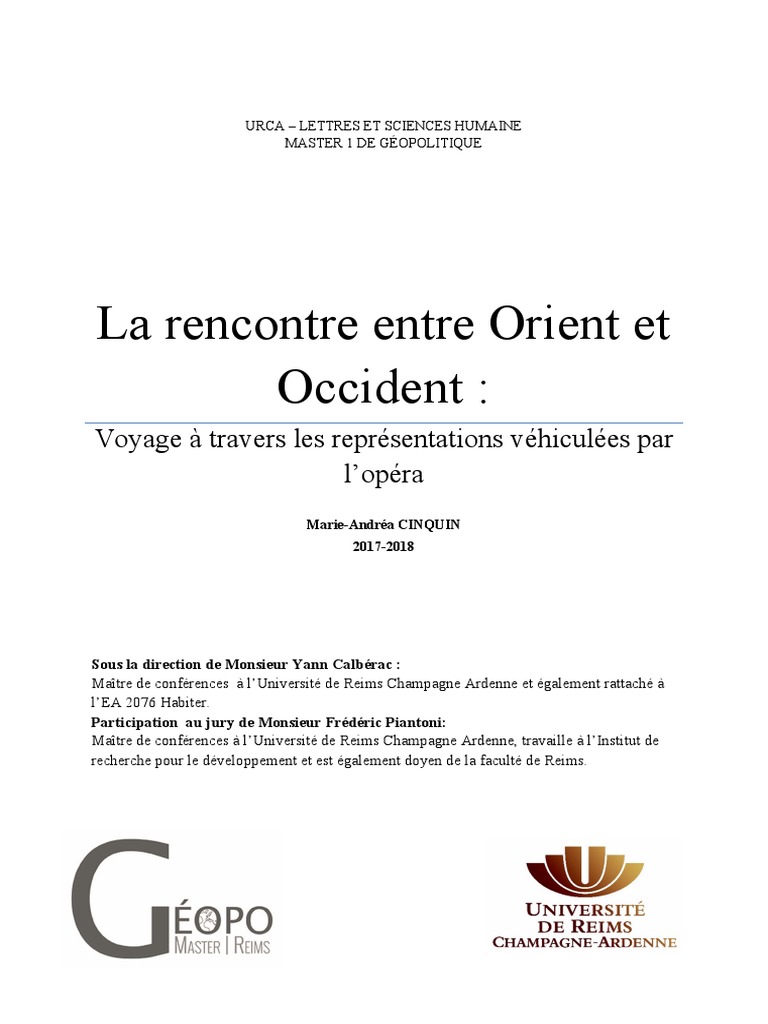 Orient Occident | PDF