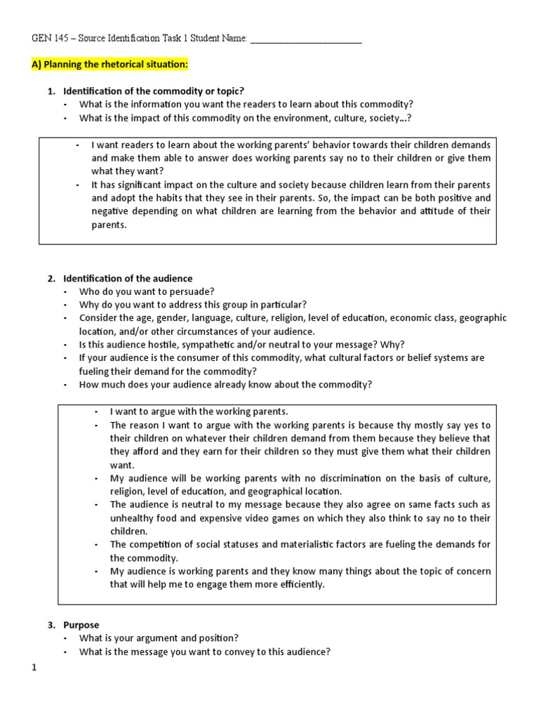 Working Parents and Children's Demands | PDF | Attitude (Psychology ...